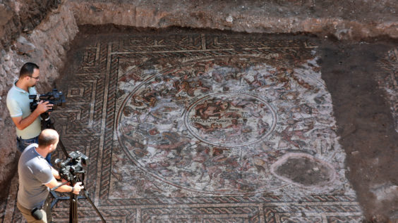 Large Roman-era Mosaic Discovered in Syria's Homs Province - The Media Line