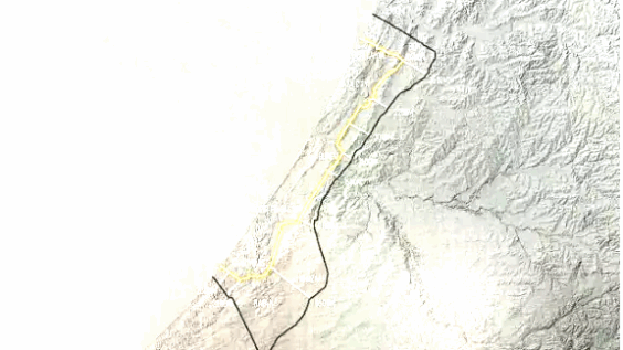 President Trump Reveals Map Outlining IDF Control Zones in Rafah ...